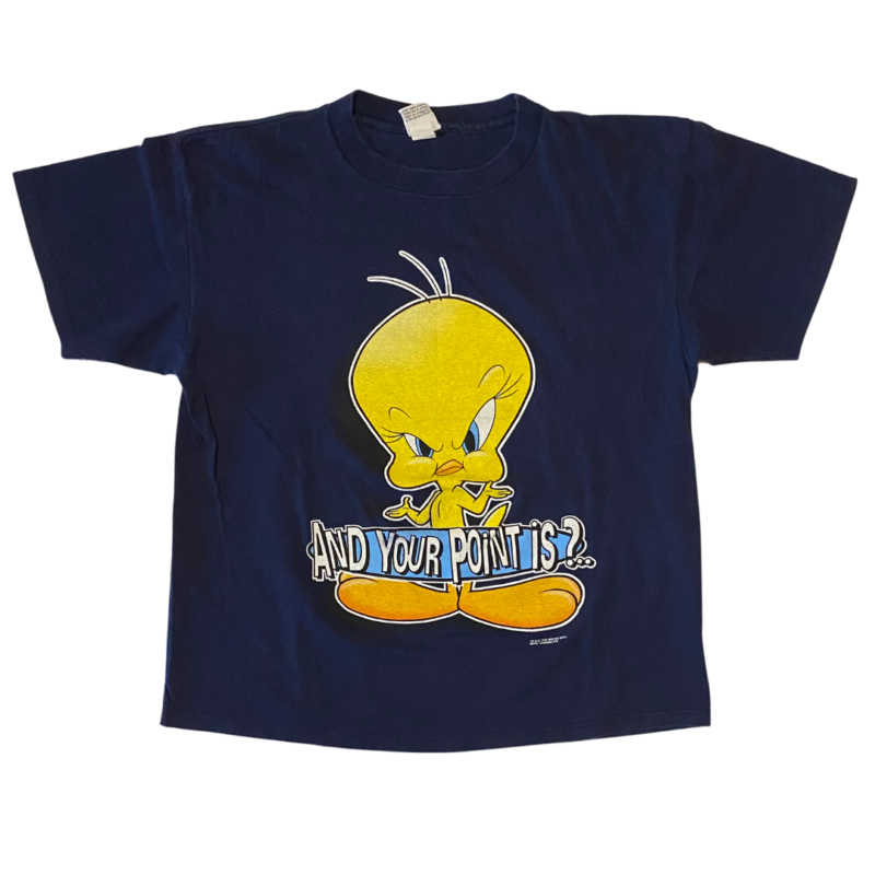 Vintage Tweety `Piolin´ And your point is? 90s tee - Vintuality Store