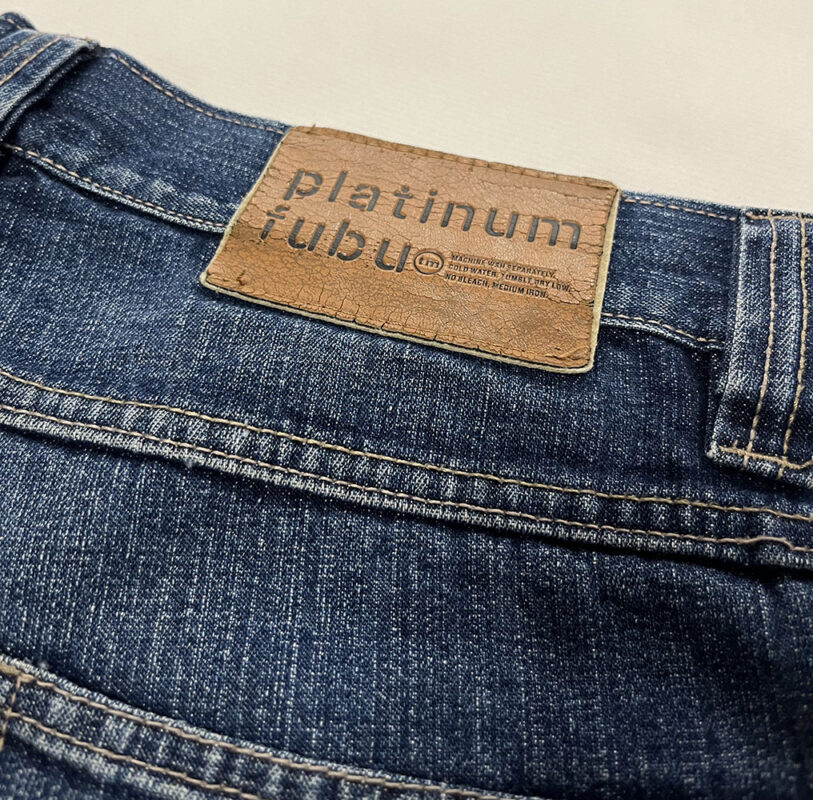 Platinum Fubu denim jorts - Vintuality Store